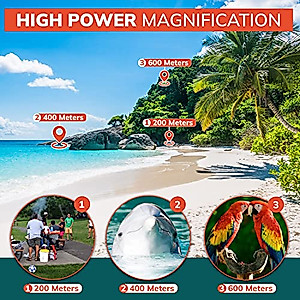 Roxant Falcon Monocular Telescope for Smartphone - 10x42 High Definition BAK4 Prism Focusing Scope - Monoculars for Adults - Includes Monocular, Phone Adapter, Mini Tripod, Case & Lens Cap