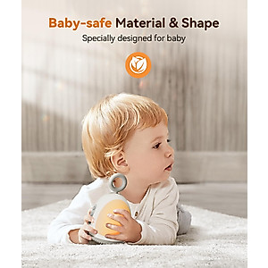 Dreamegg Baby Sound Machine, Portable Sound Machine for Sleeping with Night Light, Brown Noise, Lullaby, Child Lock, White Noise Machine Baby Sleep Soother for Home Travel Nursery Baby Registry Search