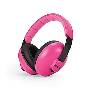 NENOS Baby Ear Protection Earmuffs for Babies Toddler Noise Cancelling Ages 3-24 Months (Pink)