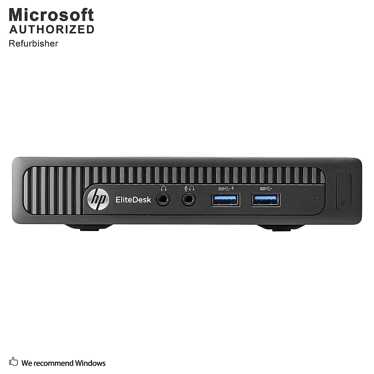 HP EliteDesk 705 G2 Desktop Mini Computer PC, AMD A8 PRO-8600B Quad Core up to 3.0 GHz, 16G DDR3L, 500G, WiFi, Bluetooth, Windows 10 Pro 64 Bit-Supports English/Spanish/French (Renewed)