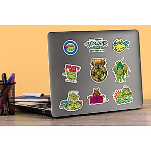 Teenage Mutant Ninja Turtles TMNT 2nd Variety Mix 50ct Vinyl Large Deluxe Stickers Variety Pack - Laptop, Water Bottle, Scrapbooking, Tablet, Skateboard, Indoor/Outdoor