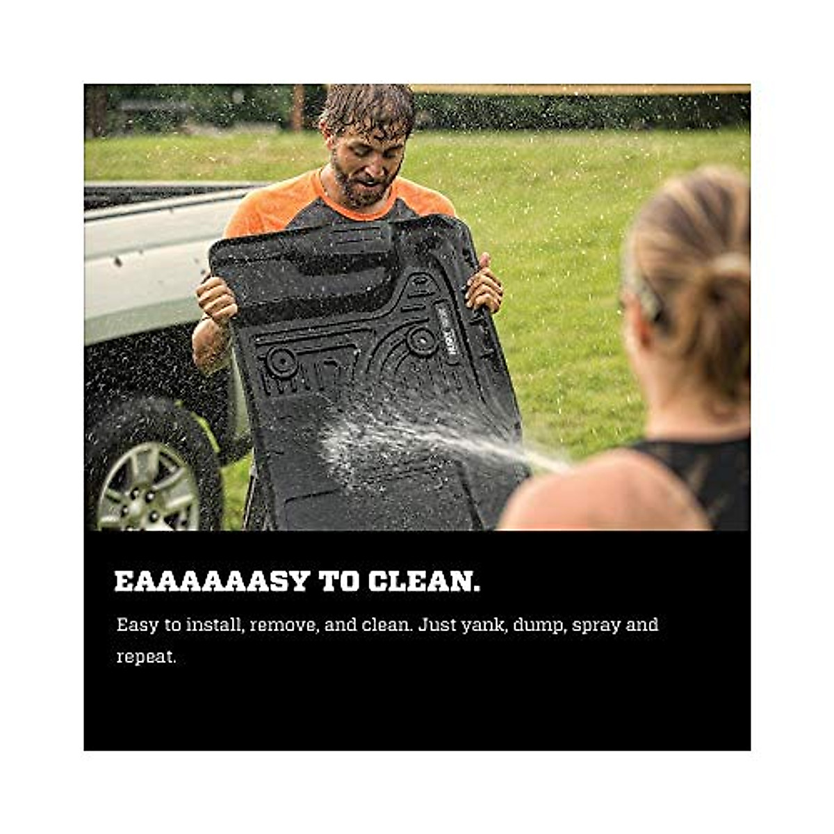 Husky Liners Weatherbeater | Fits 2009 - 2014 Ford F - 150 SuperCrew Cab w/Manual Transfer Case Shifter | Second Row Liner, Tan | 19333