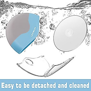LEVINCHY Pizza Cutter Wheel, Easy to Clean Detachable Slicer, Pizza Slicer Cutter, Premium Spuer Sharp Stainless Steel, with Protective Blade Guard, Large Size, Blue
