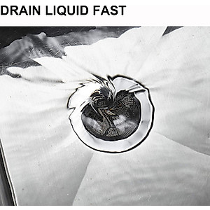 Yinpecly 70mm Dia Kitchen Sink Strainer Stainless Steel Mesh Sink Strainer, Perfect for Kitchen Sink, Bathroom Bathtub, Floor Drain, Balcony Drain Hole, Narrow Rim 6Pcs