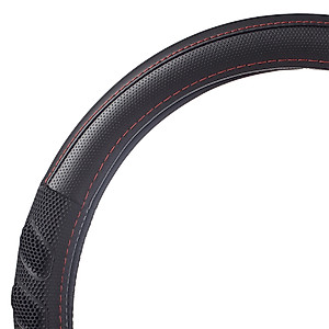 Steering Wheel Cover Replacement for Honda Civic Black Wheel Cover Car Wheel Cover Small Size 13.5-14.5 Inch Small Rudder Small Steering Wheel