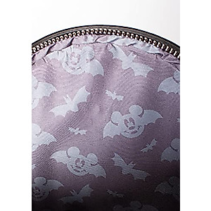 LOUNGEFLY X LASR Exclusive Disney Totally Batty Mickey Bat AOP Mini Backpack