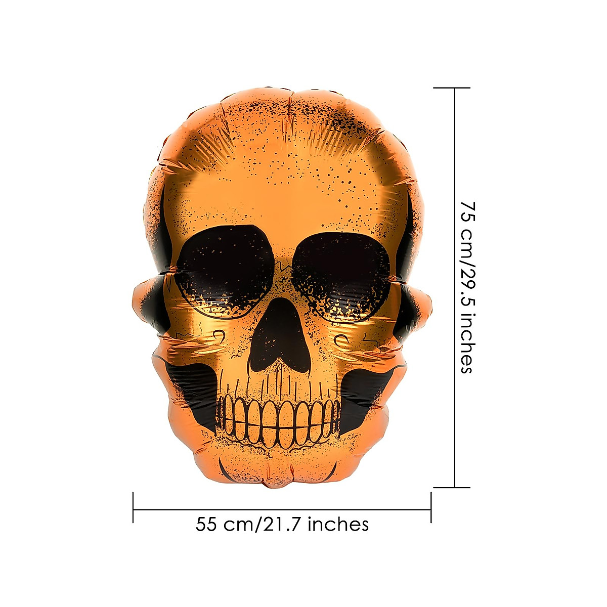 DS. DISTINCTIVE STYLE Skull Balloons 8 Pieces 23.6 Inch Halloween Foil Balloons Great Addition for Halloween Party Balloon Arch