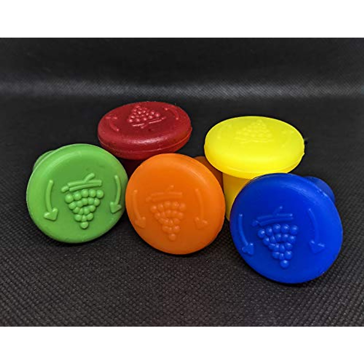 Vin Table Wine Stopper Set - Set of 5,Multicolor