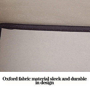 VALINK Baskets Set of 2 Storage Baskets for Organizing Large Fabric Storage Bins, Clothes Storage Organizer, Stackable Bins for Closet Storage Purple