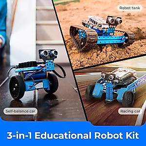 Makeblock mBot Ranger 3 in 1 Robot Kit with Coding Box, Robotics Coding Kit for Kids to Learn Scratch & Arduino Programming, STEM Educational Building Toys Gift for Kids Ages 10+
