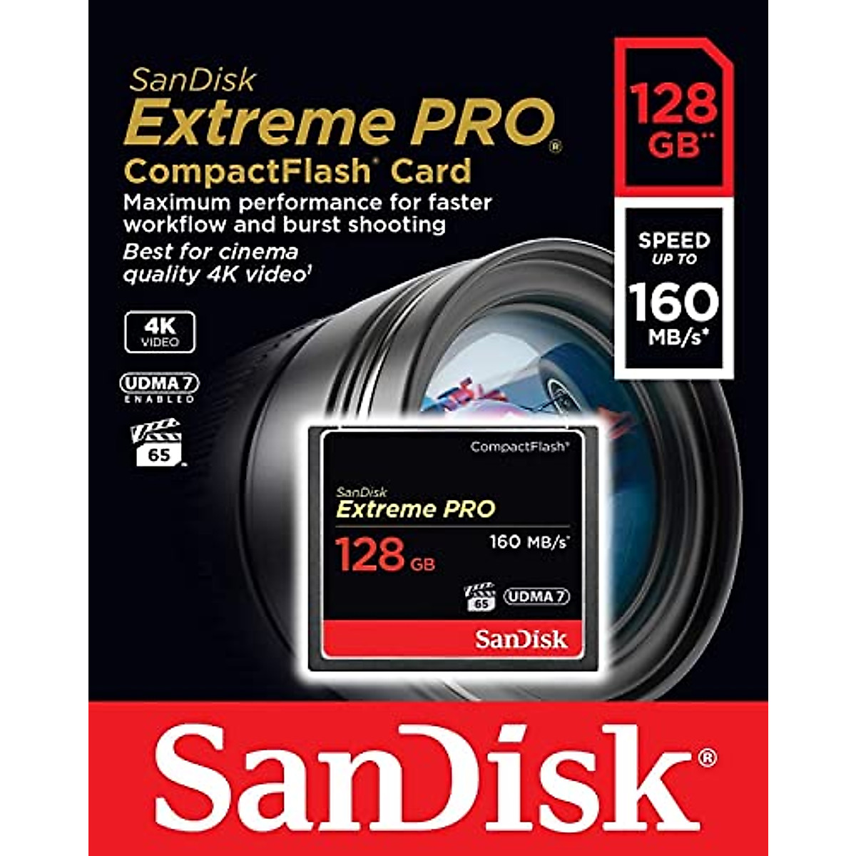 SanDisk 32GB Extreme PRO CompactFlash Memory Card UDMA 7 Speed Up To 160MB/s - SDCFXPS-032G-X46