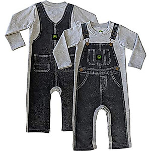 John Deere Baby Boys' J2r137hf9a, Light Grey, 6-9 Months