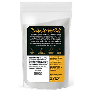 Aromasong 100% Natural Sea Salt, Kosher Salt Grain, Large Bulk 2.43 Lb Resealable Bag, All Natural, Unrefined, Gluten Free, Grinder Refill, Sea Salt for Daily Cooking or To Use as Pickling Salt…