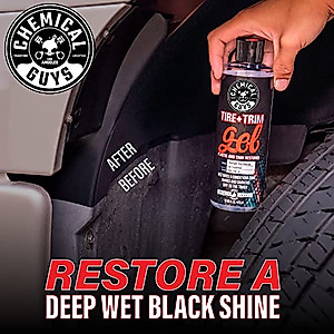 Chemical Guys TVD_108_16 Tire and Trim Gel for Plastic and Rubber, Restore and Renew Faded Tires, Trim, Bumpers and Rubber, Safe for Cars, Trucks, SUVs, Motorcycles, RVs & More 16 fl oz