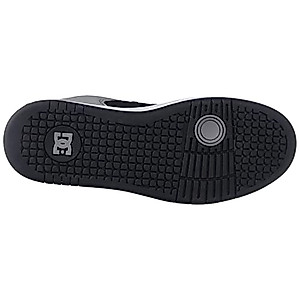 DC Men's Manteca 4 Casual Skate Shoe, Black/Grey, 11