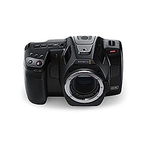 Blackmagic Design Pocket Cinema Camera 6K Pro Bundle – Includes SanDisk Extreme Pro 64GB SDXC Card, Additional NP-F570 Battery, Dual Battery Charger, and SolidSignal Microfiber Cloth