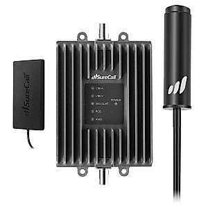 SureCall Fusion2Go OTR Cell Phone Signal Booster for Trucks, Work Vans, Fleets, Boosts 5G/4G LTE, Verizon AT&T Sprint T-Mobile, Large Vehicle RV Trailer, Multi-User, FCC Approved, USA Company