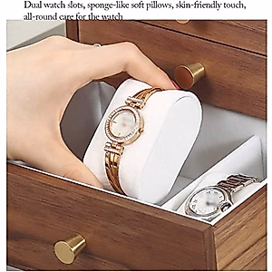 Yalych Box Wooden Jewelry Box for Women Girls 2 in 1 Huge Jewelry Case Jewelry Storage Box Jewelry Boxes Gift (Size : B) Jewelry Organizer ( Size : Grey )