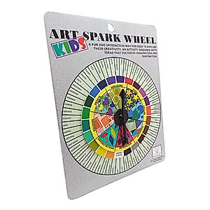 Art Spark Wheel for Kids | Interactive Art Activity to Inspire Creativity | Educational Drawing & Painting Toy | Ages 5+ | Fun Arts & Crafts for Classroom | Perfect for Teachers, Parents, & Artists
