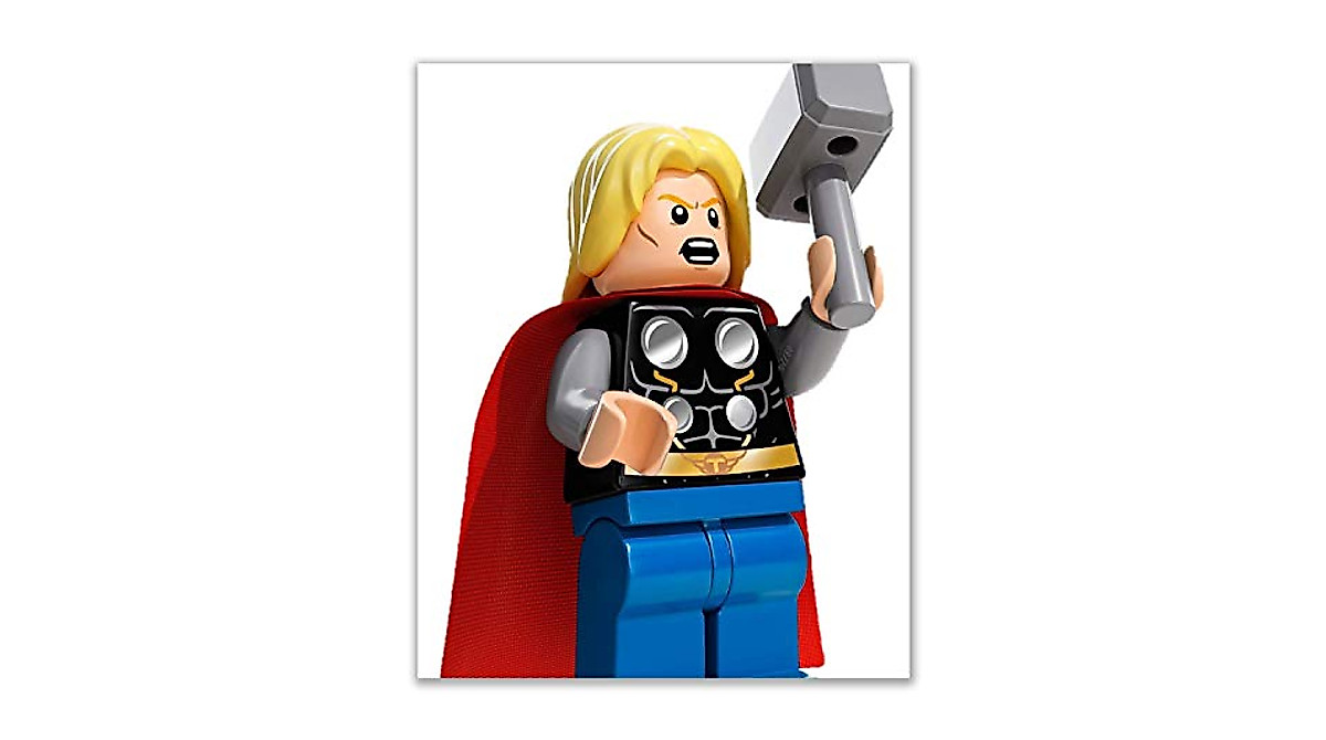 Lego Mini Figures Posters - Avengers Set of 6 (8x10) Wall Art