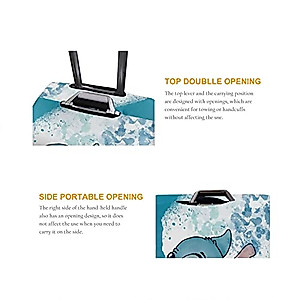 ISUNIET Travel Suitcase Protective Cover Trunk Case Washable Elastic Luggage Cover Fits 18"-32" Suitcase Protector Baggage With Concealed Zipper Gifts for Women Girls Cute 18 Medium