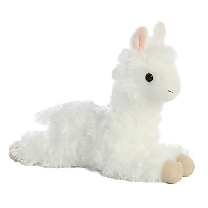 Aurora® Adorable Mini Flopsie™ Ansy Alpaca™ Stuffed Animal - Playful Ease - Timeless Companions - White 8 Inches