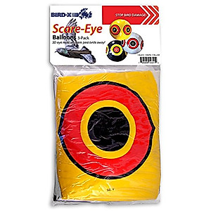 Bird-X Scare-Eye® Bird Repellent Predator Eyes Balloons, Pack of 3