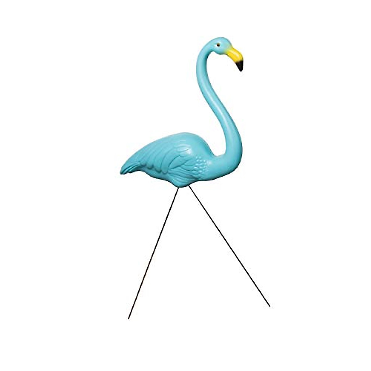 AndBird Plastic Flamingos Yard Ornament -Set of 2 - Flamingo Lawn Ornaments,Flamingo Garden Yard w/Stakes, for Home and Outdoor Decor, Party Decor, Adjustable Feet Length