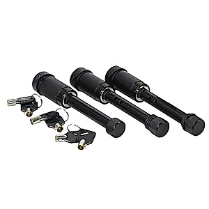 REYSUN 864351 Adjustable Trailer Hitches with Dual Ball 2" & 2-5/16", 6-1/2" Drop/Rise, 2" Receiver Shank, Drop Hitch 14,000lbs Capacity…