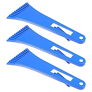 BESPORTBLE Scrapper Scraper 3pcs Freezer Shovel Ice Snow Remover Refrigerator Ice Scrapers Ice Snow Remover Scoops for Window Garden Pathway Driveway Car Car