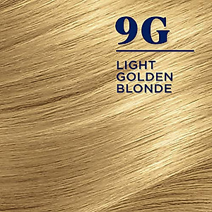 Clairol Nice'n Easy Permanent Hair Dye, 9G Light Golden Blonde Hair Color, Pack of 1