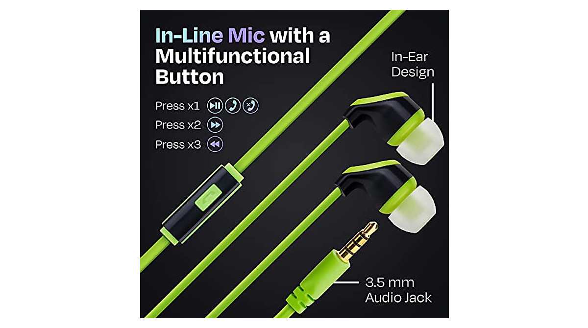 10x Multipack Earbuds with Microphone for Schools and More | Affordable ...