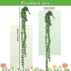 WILLBOND 12 Bundles Faux Flowers Outdoor UV Resistant Faux Plants Shrubs Plastic Rose Flowers Planter Faux Flowers for Home Window Box Kitchen Office Wedding Garden Hanging Decor