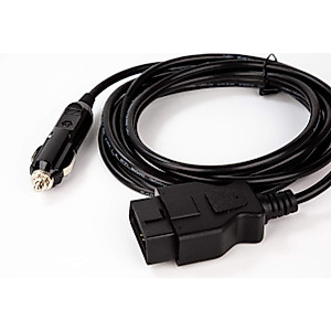 OBD2 Male to Cigarette Lighter Memory Saver Adapter Cable Car OBDII Emergency Power Supply Cable