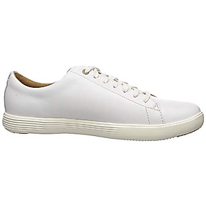Cole Haan womens Grand Crosscourt Sneaker, Bright White Leather/Optic White, 8 US