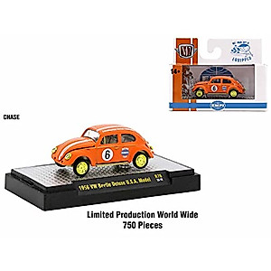 M2 Auto-Thentics 6 Piece Set Release 76 in Display Cases Limited Edition 1/64 Diecast Model Cars Machines 32500-76