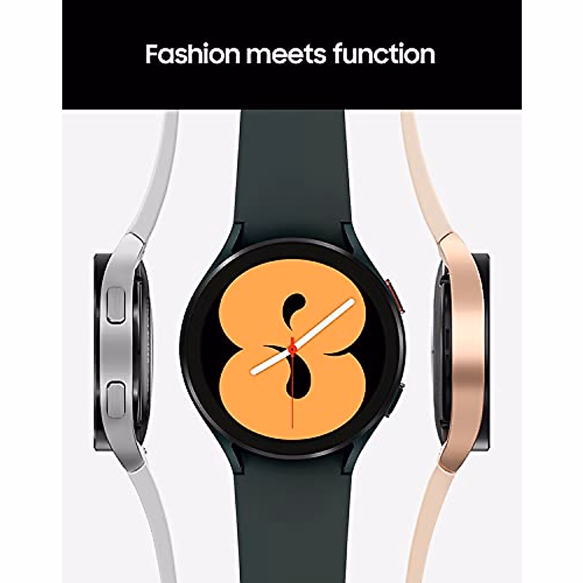 SAMSUNG Galaxy Watch 4 44mm Smartwatch with ECG Monitor Tracker for Health, Fitness, Running, Sleep Cycles, GPS Fall Detection, LTE, US Version, Green