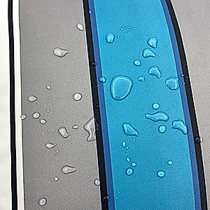 HYOPUO Set of 2 Outdoor Throw Pillow Covers, 18x18 Waterproof Farmhouse Stripes Pillow Covers, Outdoor Pillow Covers Decorative Cushion Covers for Furniture Patio Bench