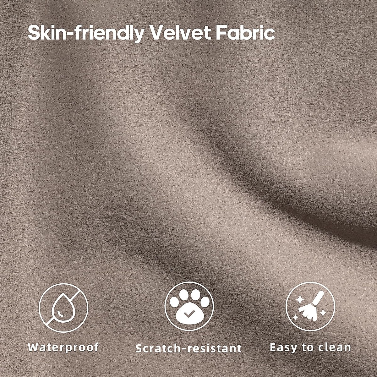 LLappuil Sectional Couch with Reversible Chaise, Waterproof, Anti-Scratch and Antistatic Sectional, Modern L-Shape Sofa Corner Couch Modular Sofa with Ottoman, Brown