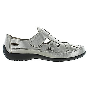 Ros Hommerson Chelsea 62005 Women's Casual Shoe: Silver/Leather 12 Medium (B) Velcro