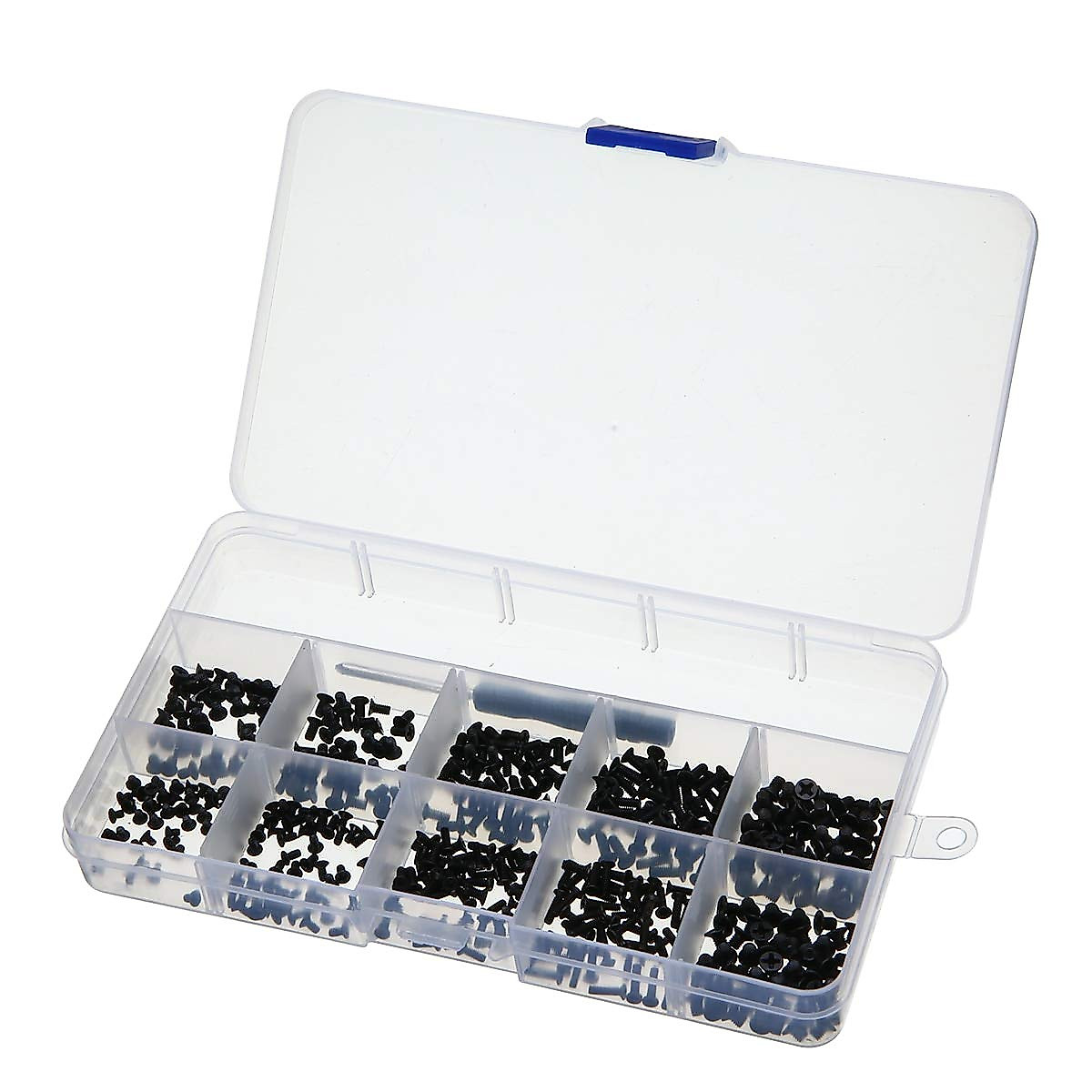 Ochoos 500Pcs/Box 10 Types Mini Screw DIY Kit Laptop Notebook Computer Screws Assembly Repair Screw Set with Screwdriver Ochoos