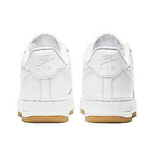 Nike Men's Air Force 1 Low '07 Shoe, White/White-gum Light Brown, 13