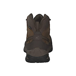 Keen Men's Circadia Mid Height Comfortable Waterproof Hiking Boots, Bison/Brindle, 10.5 Wide