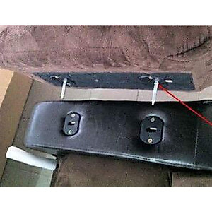 Pmsanzay Universal Sectional Sofa Couch Sectional Interlocking Bracket Furniture Connector Single Pin Style for Recliner/Sofa Furniture Suite Joint Connector, （Pack of 2）