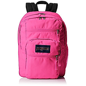 JanSport Big Student Backpack - School, Travel, or Work Bookbag with 15-Inch Laptop Compartment, Ultra Pink
