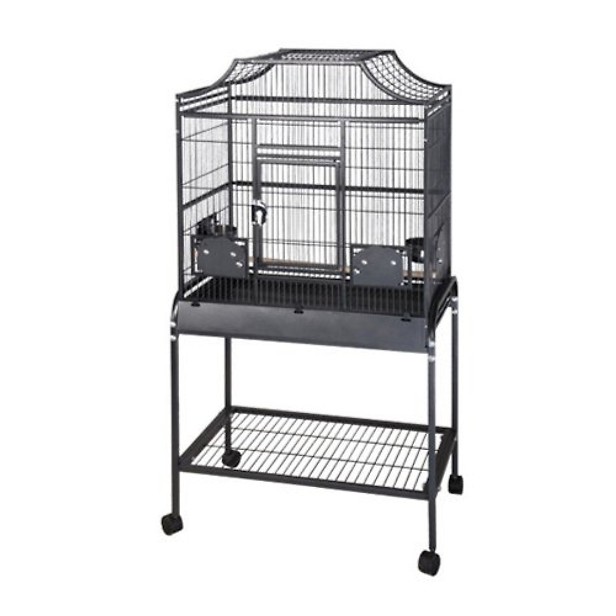 A&E Cage Co. Elegant Style Flight Cage, 28" x 18", Black (MA2818FL Black)