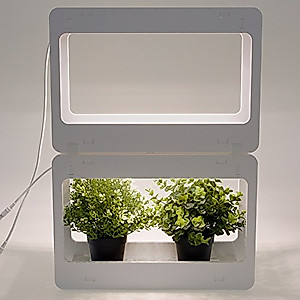 Indoor Herb Vegetable Plant Garden Kit, LED Grow Light Timer & Remote, Planter Grower Kitchen- Stocking Stuffer Unique Gift Holiday Christmas