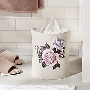 Popular Bath Waste Basket, Michelle Collection, 10x8, Lilac