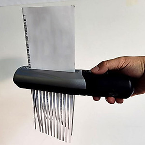 TREETDOBV Portable Paper Shredder Handheld Multifunctional Mini USB Electric Portable Shredder Without Basket Document Cutter Strip Cutting Machine for Office Household