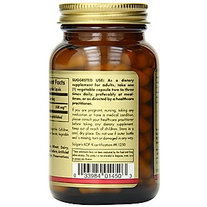 Solgar Inositol Vegetable Capsules, 500 mg, 100 Count